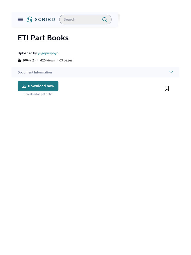 ETI Part Books | PDF | Valve | Tools | PDF