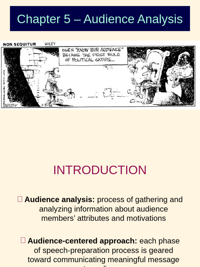 Audience Analysis | PDF