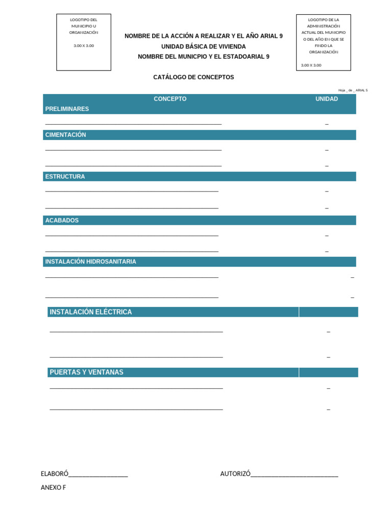 Anexo F | PDF | Negocios