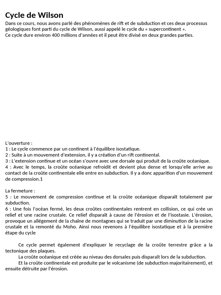 Cycle de Wilson | PDF