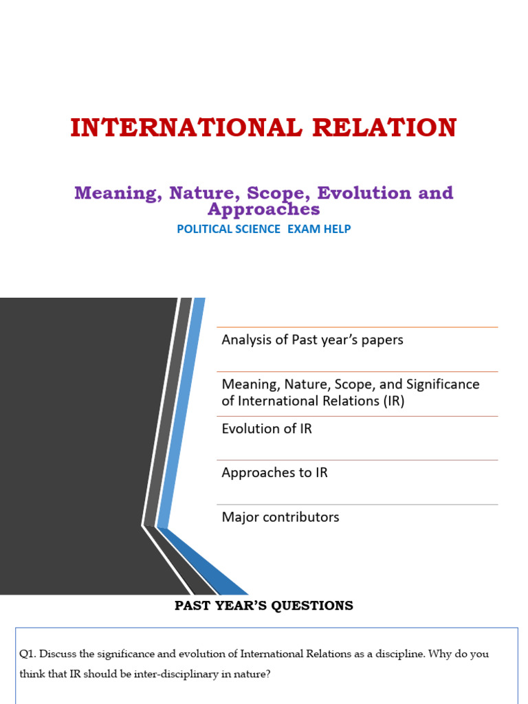 PDF All Ppt IR 3rd Sem | PDF