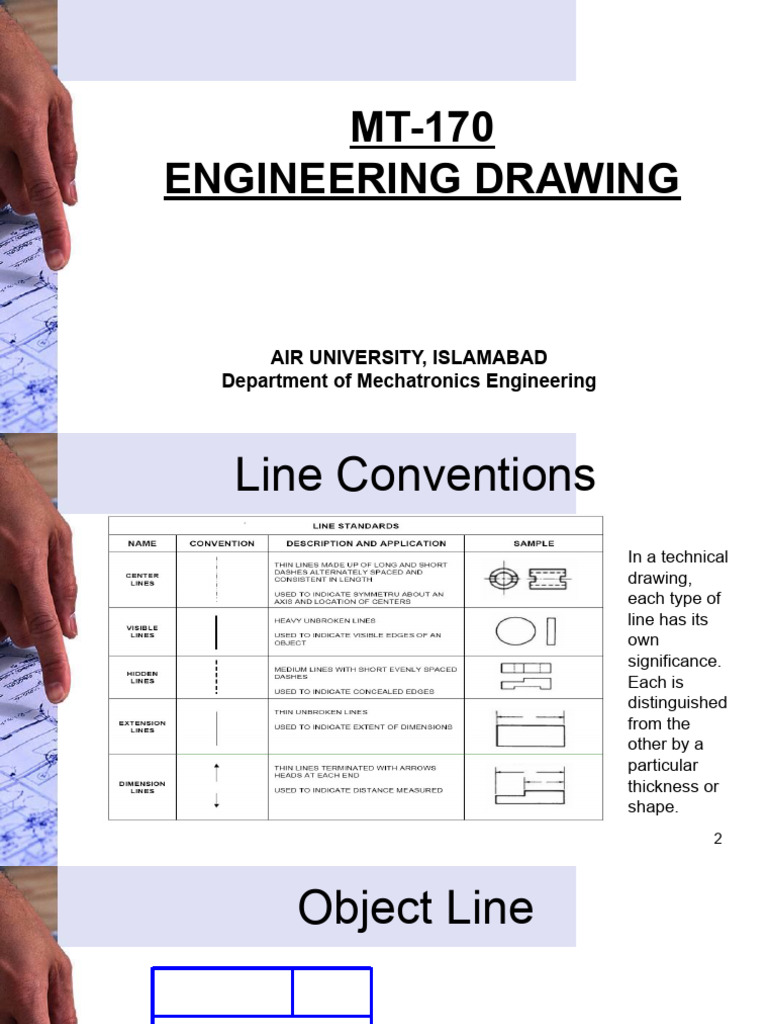Lec 2a - Line Conventions | PDF