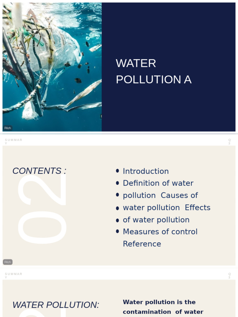Water Pollution | PDF