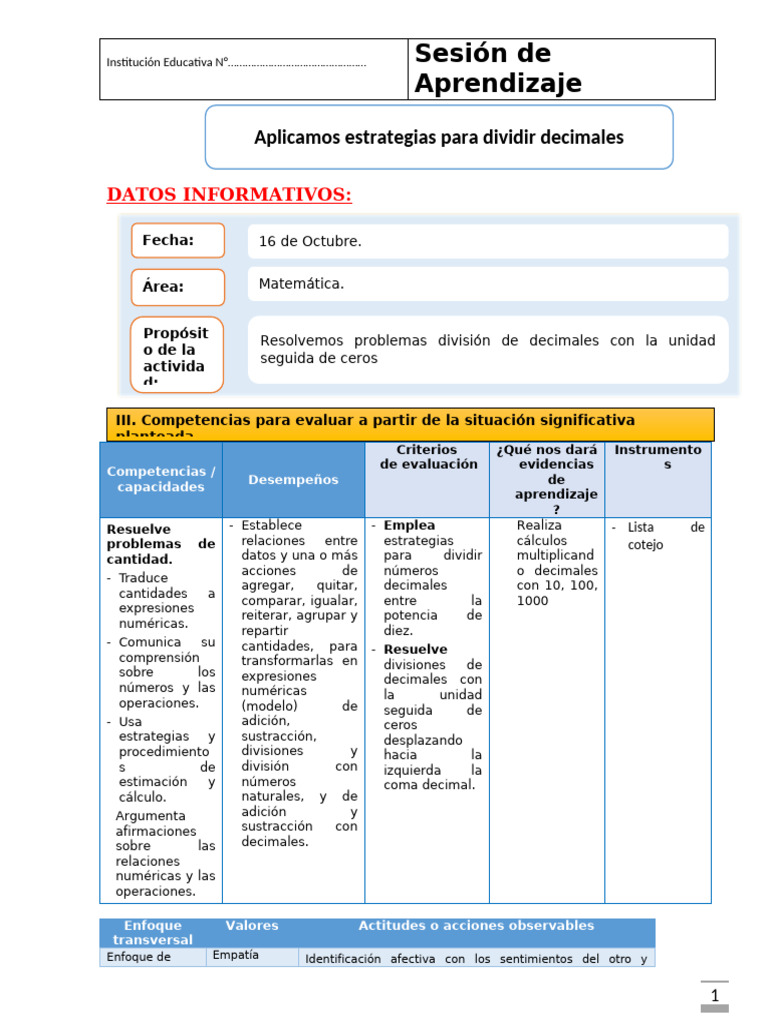 5° Act 16 Octubre N°1 Mate | PDF
