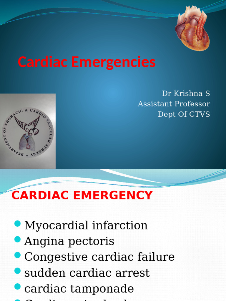 Cardiac Emergencies | PDF