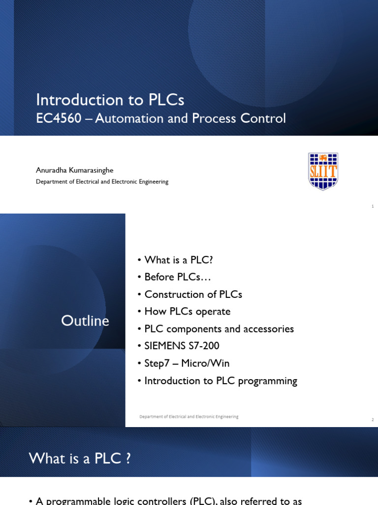 06-PLC Introduction | PDF