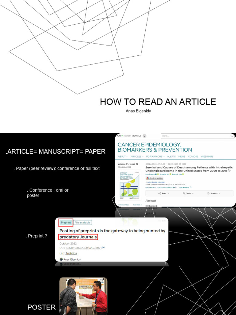 How To Read An Article | PDF