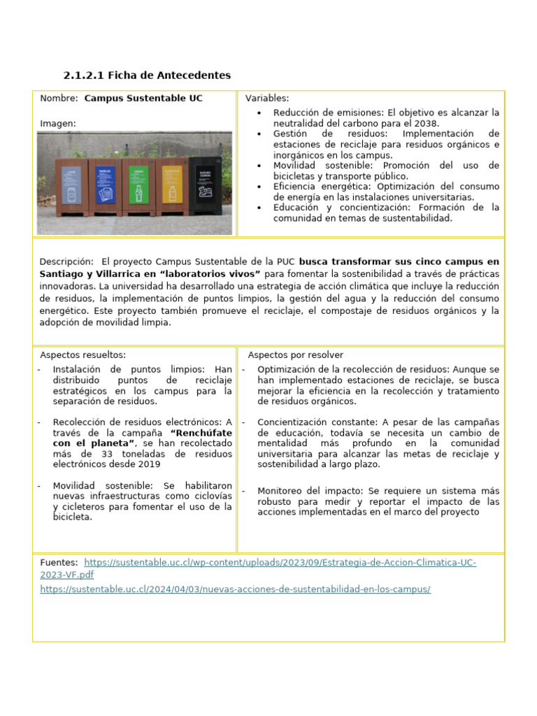 SEM5 - 2.1.2.1 Ficha de Antecedentes | PDF