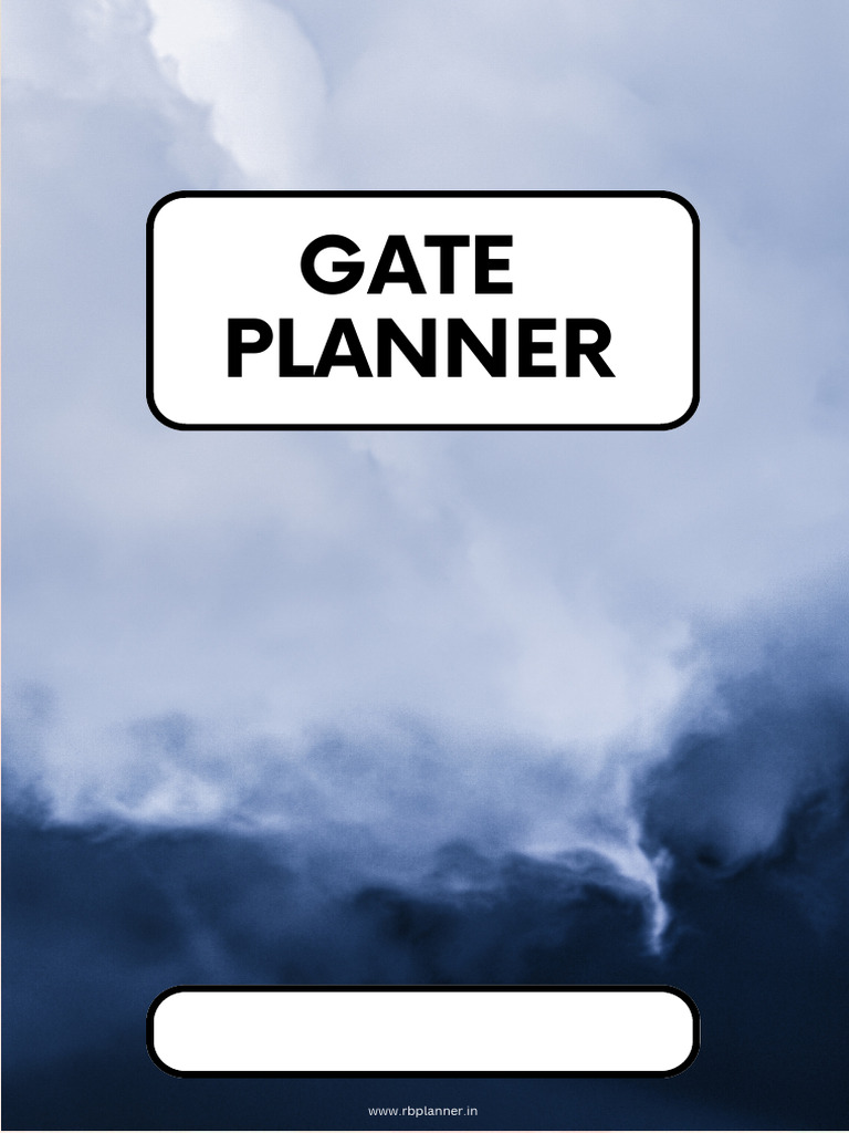N Updated GATE Planner Gnihap | PDF