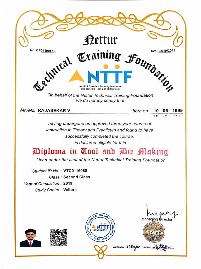 Course Completed Certificate | PDF