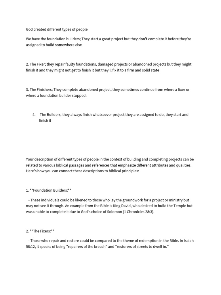 Created People | PDF