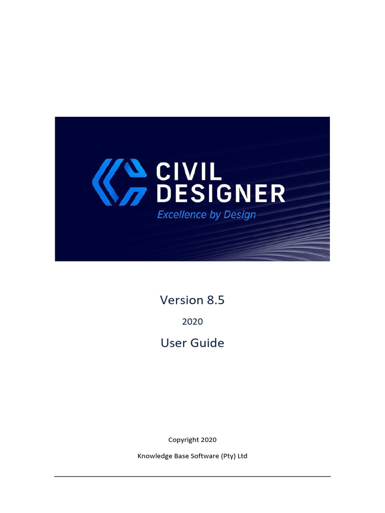 Civil Designer Guide | PDF