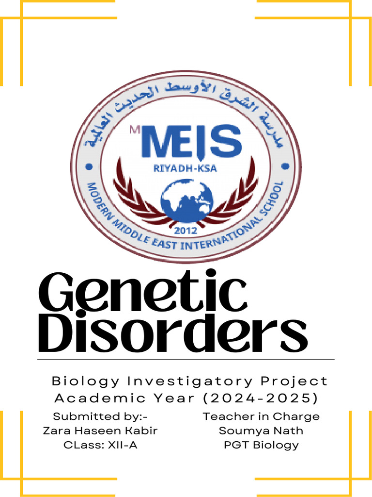 Biology project class 12 | PDF