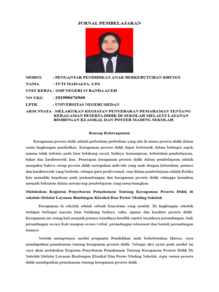 Jurnal Pembelajaran Ppabk | PDF