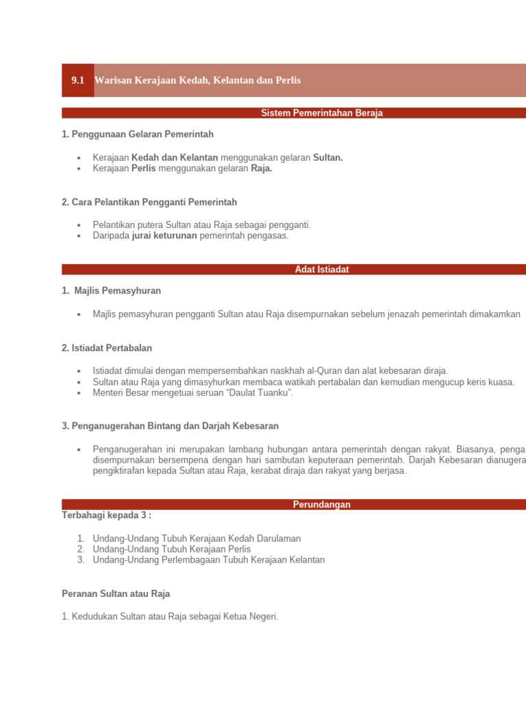 sejarah form 2 , bab9 | PDF