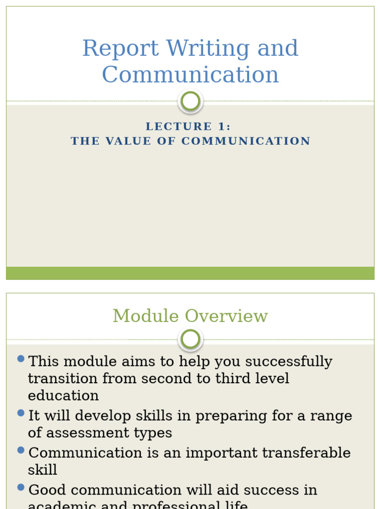 The Value of Communication | PDF