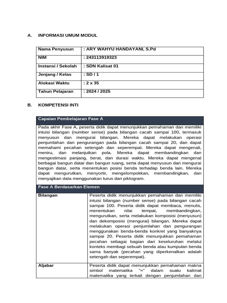 Modul Ukin Ary | PDF