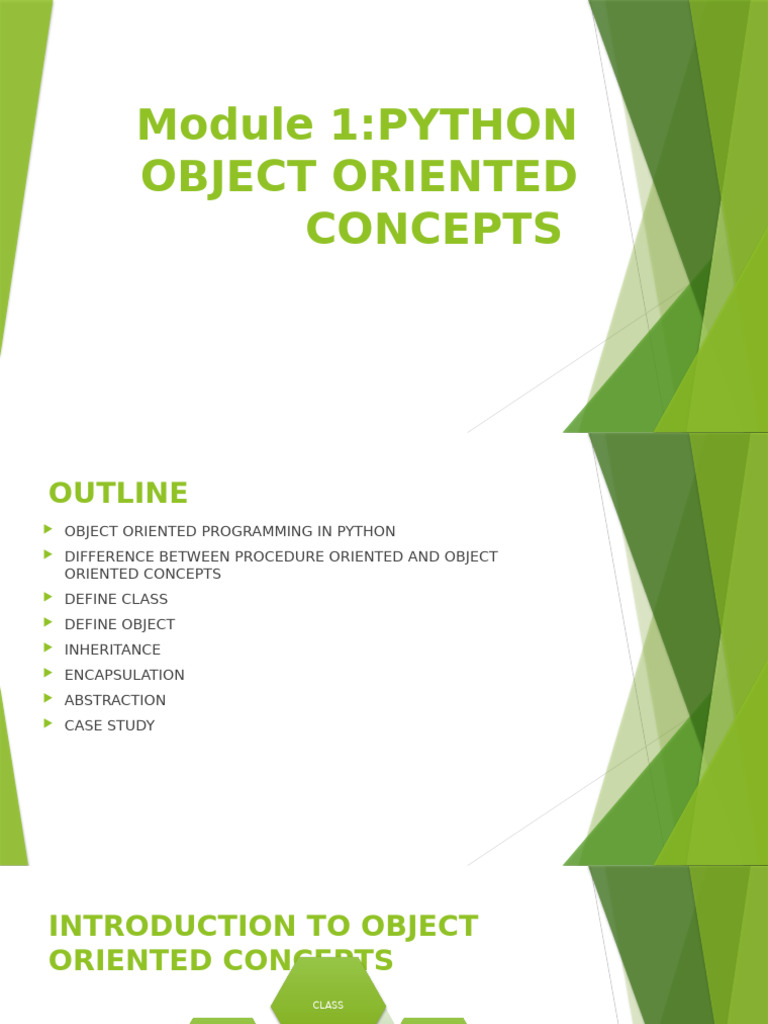 Python Object Oriented Concepts | PDF