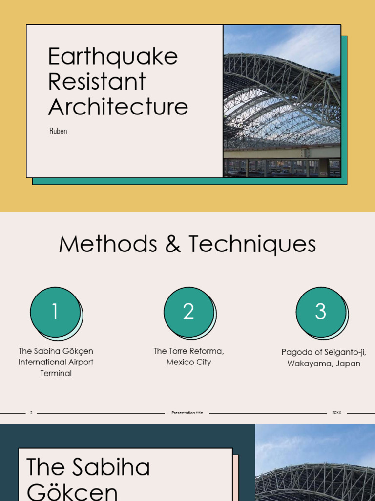 Earthquake Resistant Architecture Case Studies | PDF