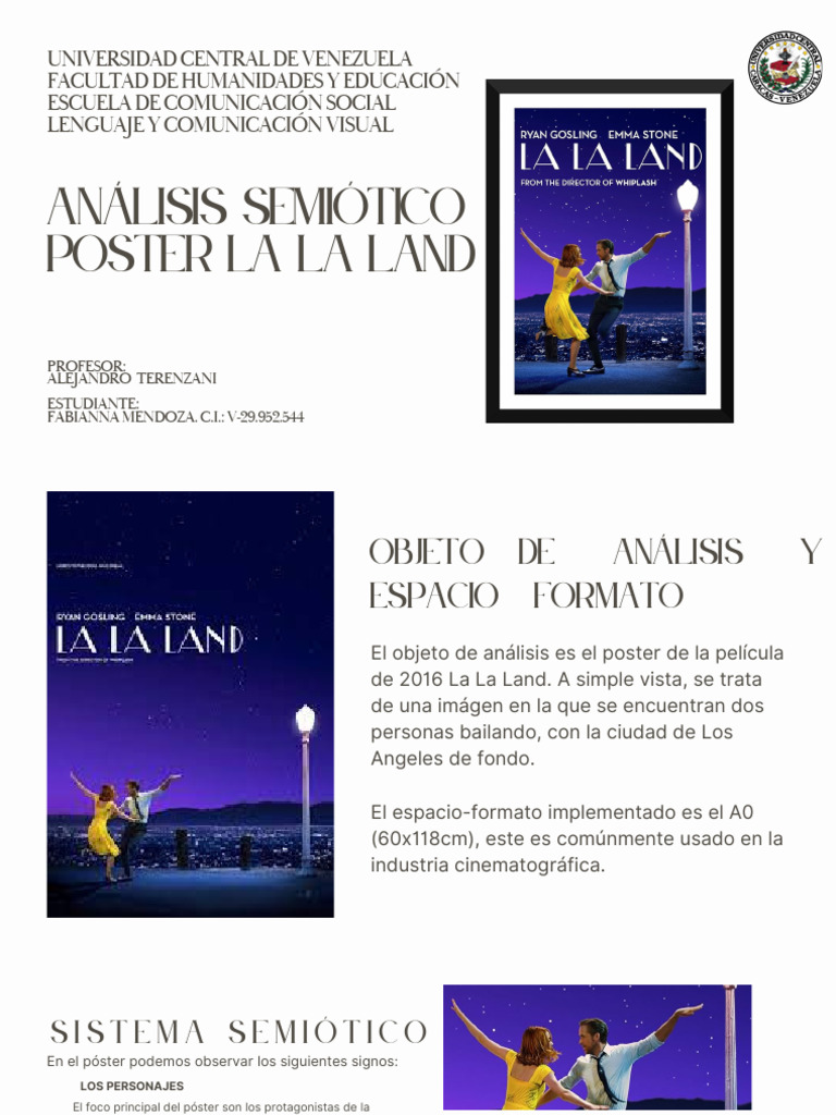Analisis Semiotico La La Land | PDF