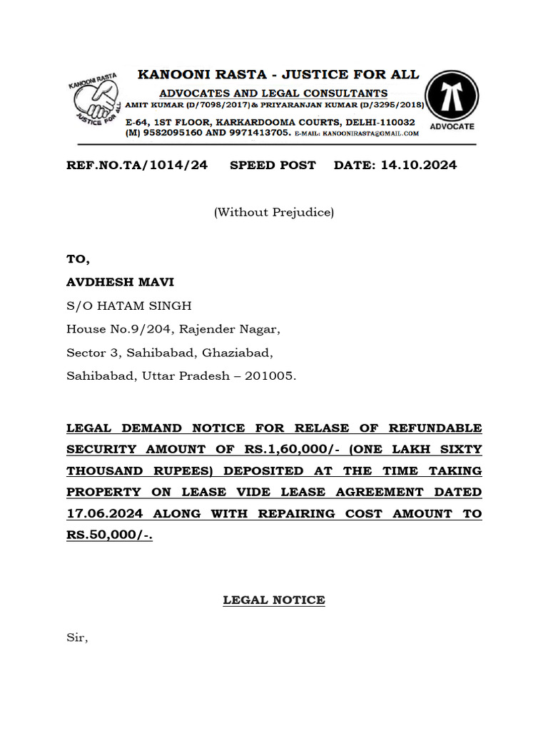 Legal Notice | PDF