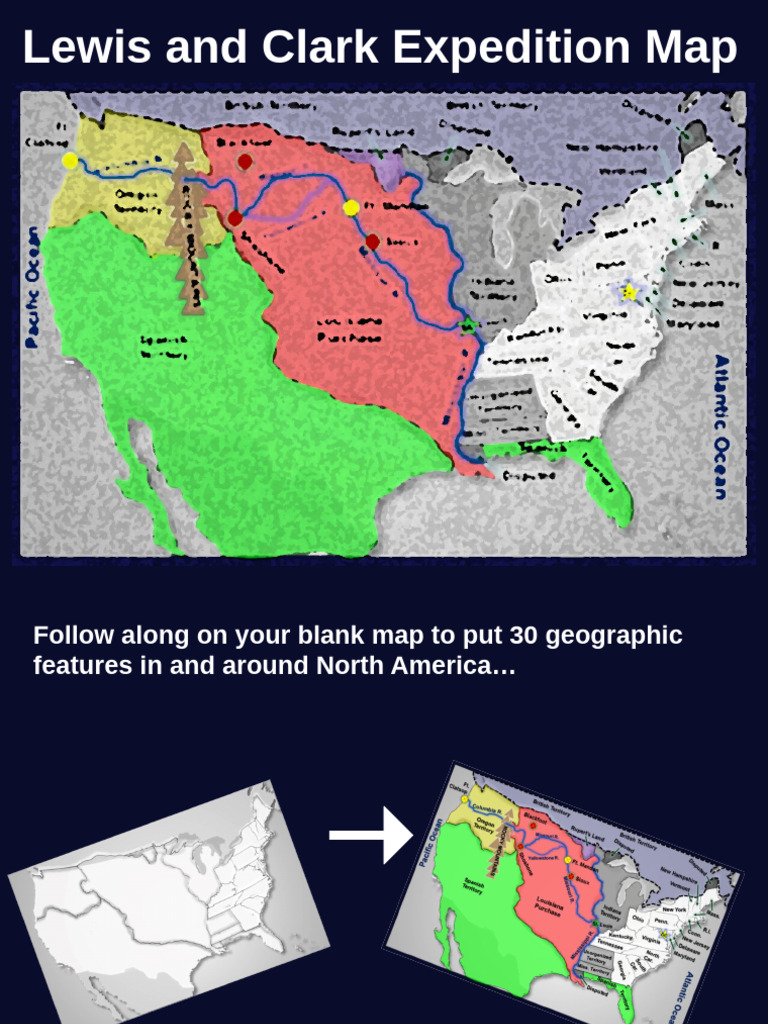 Lewis & Clark Map Activity | PDF
