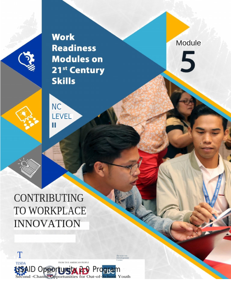 Module 5 - NC II - Contributing to Workplace Innovation FINAL-converted | PDF