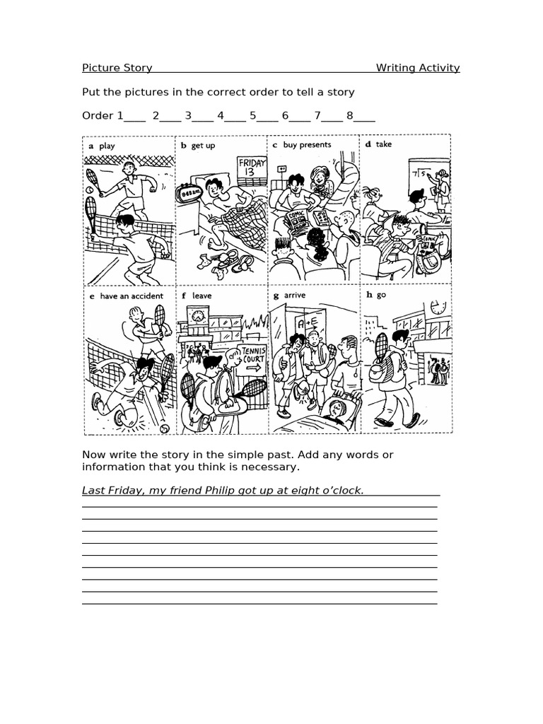 Past Simple - Picture Story | PDF