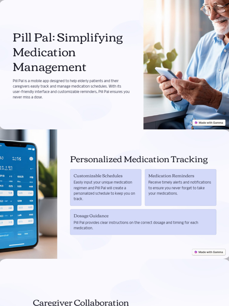Pill Pal Simplifying Medication Management | PDF | Caregiver | Social ...