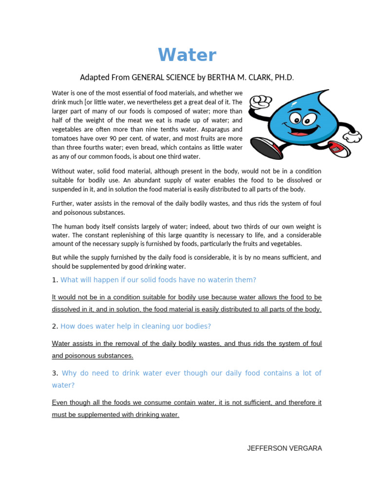 Water Reading 02 | PDF