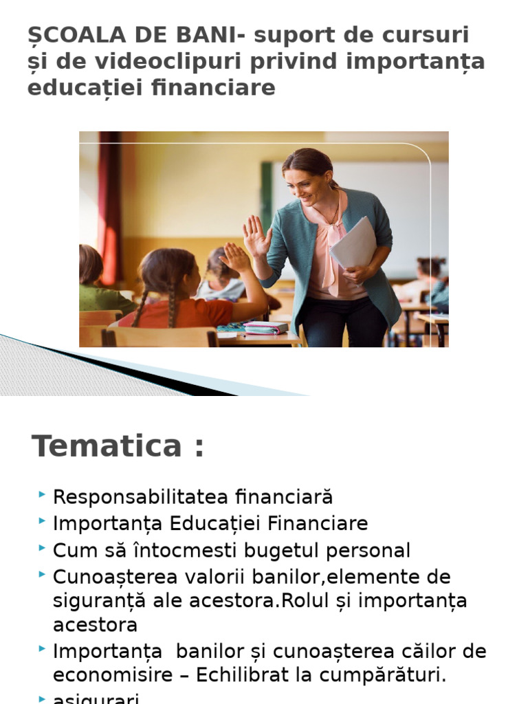 Educatie Financiara | PDF