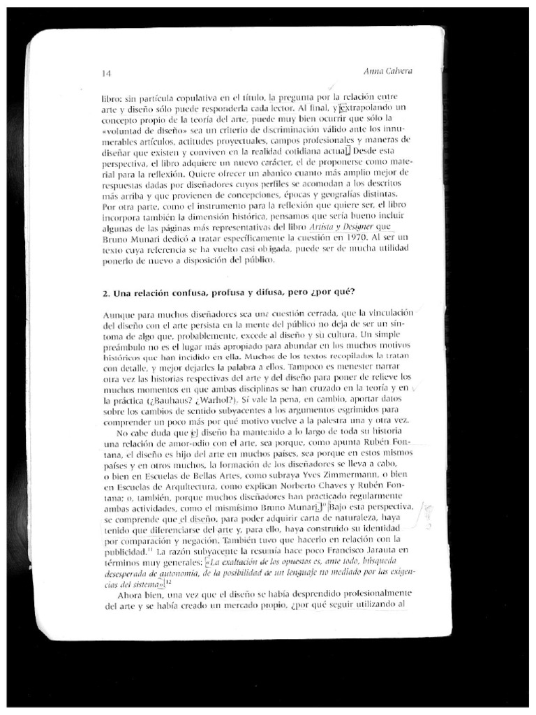 LECTURA - 4 - Calvera Arte y Diseno | PDF