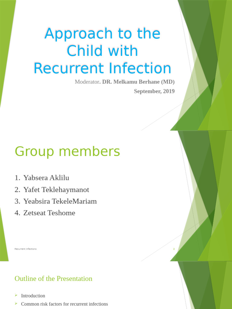 Approach Child With Recurrent Infection-Final (1) - 1 (Autosaved) | PDF