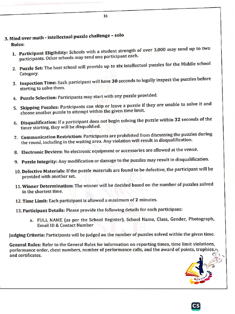 Istf Rule For Mind Over Math | PDF