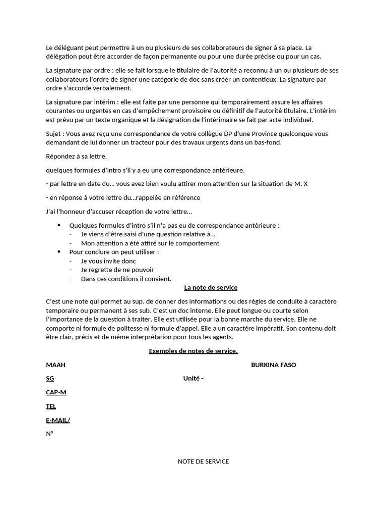 Rédaction de Documents Administratifs | PDF | Finance & Money Management