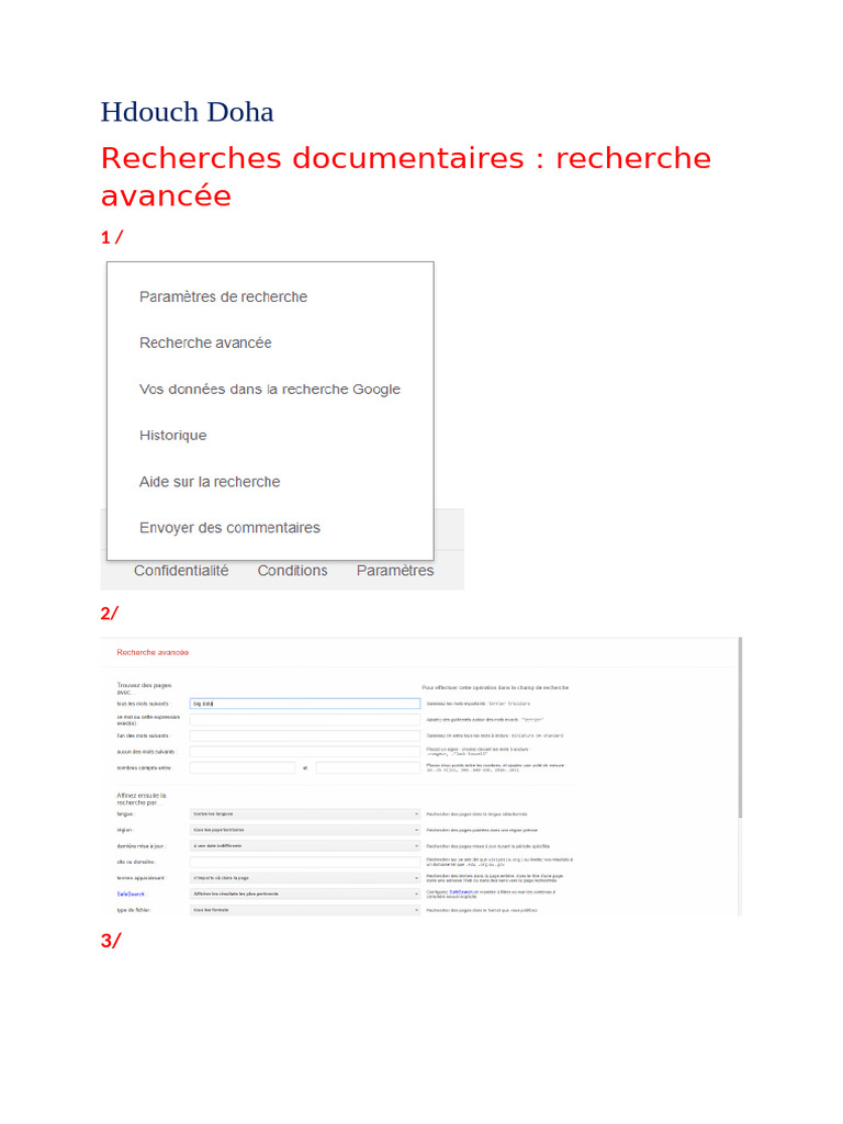 Recherche Documentaire | PDF