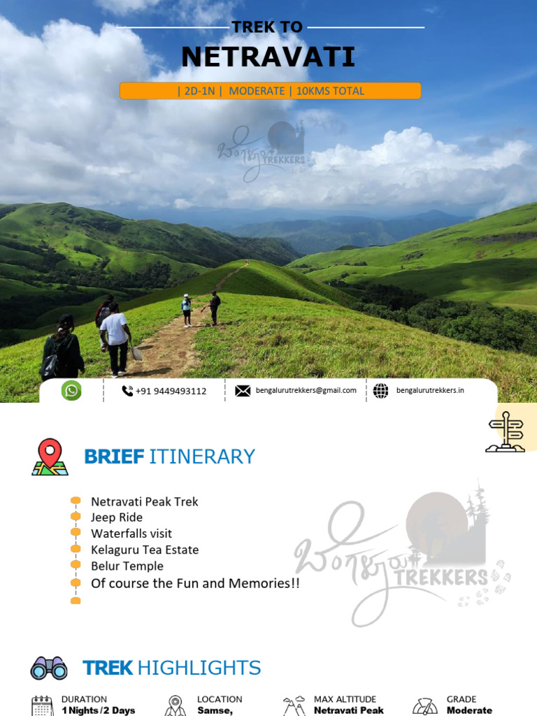 Netravati Trek Itinerary | PDF