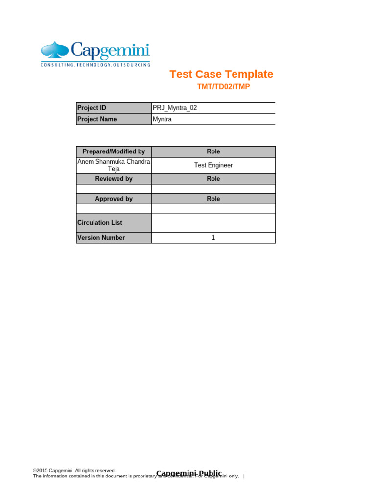 Sample TestCases | PDF