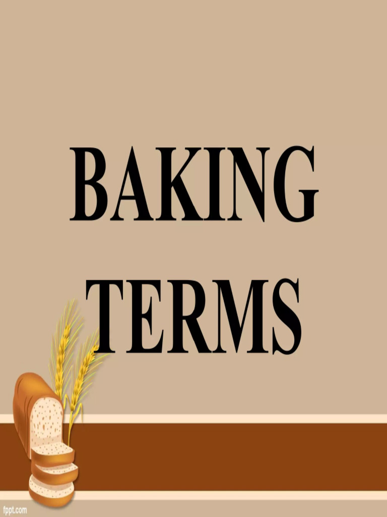 Baking Terms | PDF