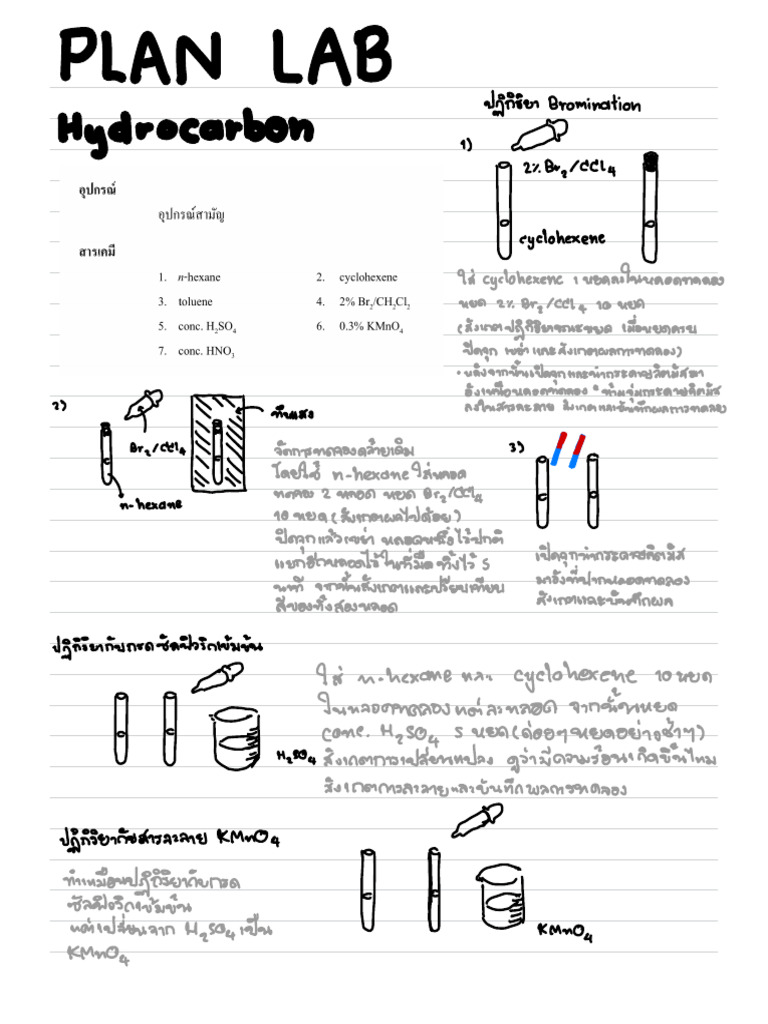 Hydrocarbon (plan lab) Suphagarun Suwannasing-64111010052 | PDF