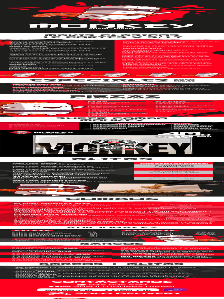 Carta Sushi Monkey | PDF