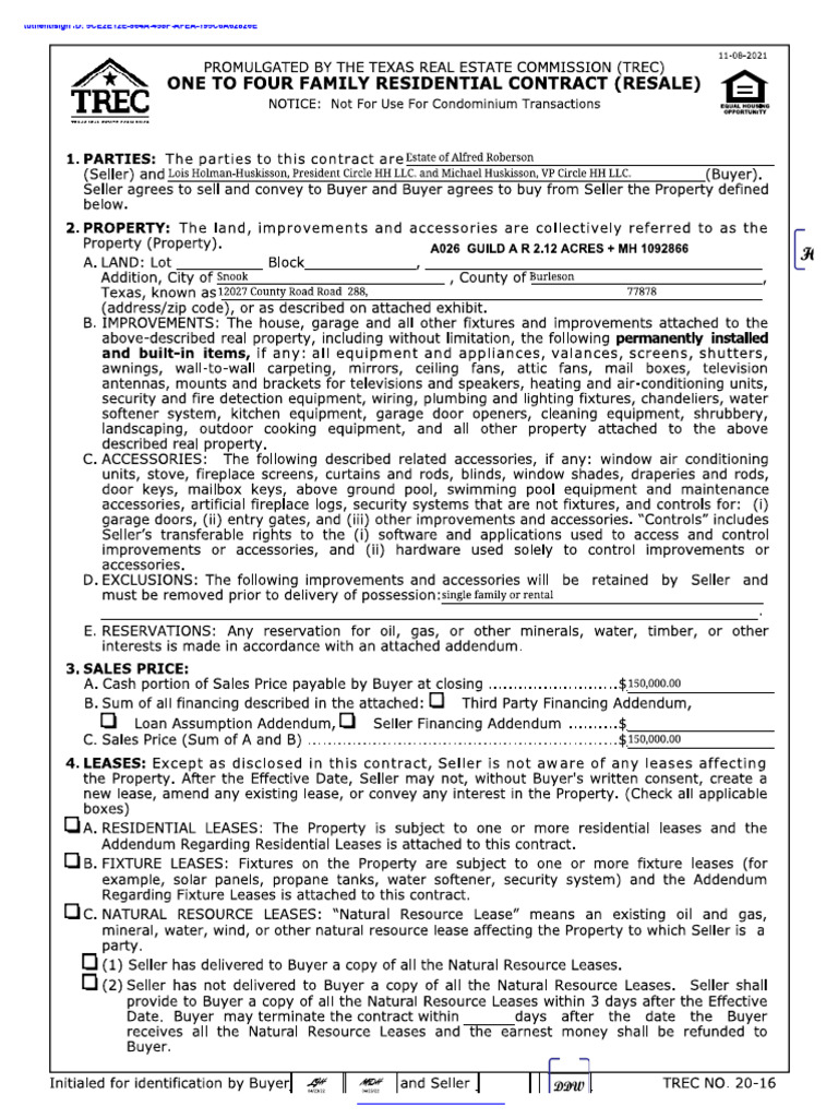 Executed Contract | PDF