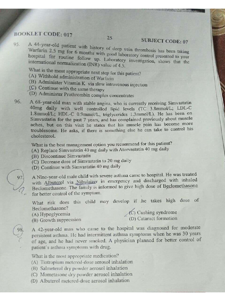 Coc Exam 2012 (2019) | PDF