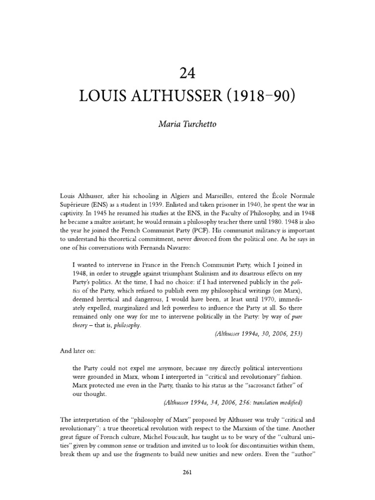 Althusser | PDF
