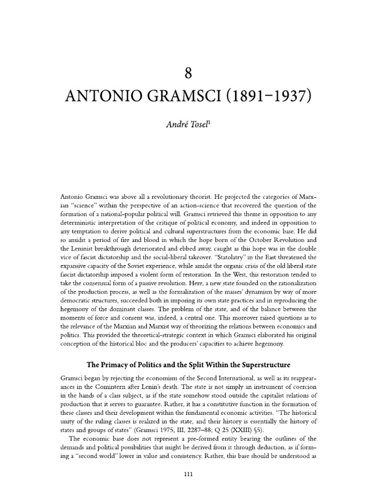Gramsci | PDF