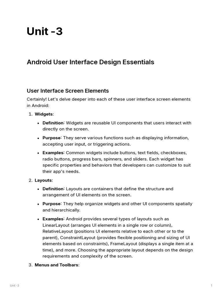 Unit-3 Mad | PDF | Menu (Computing) | Business