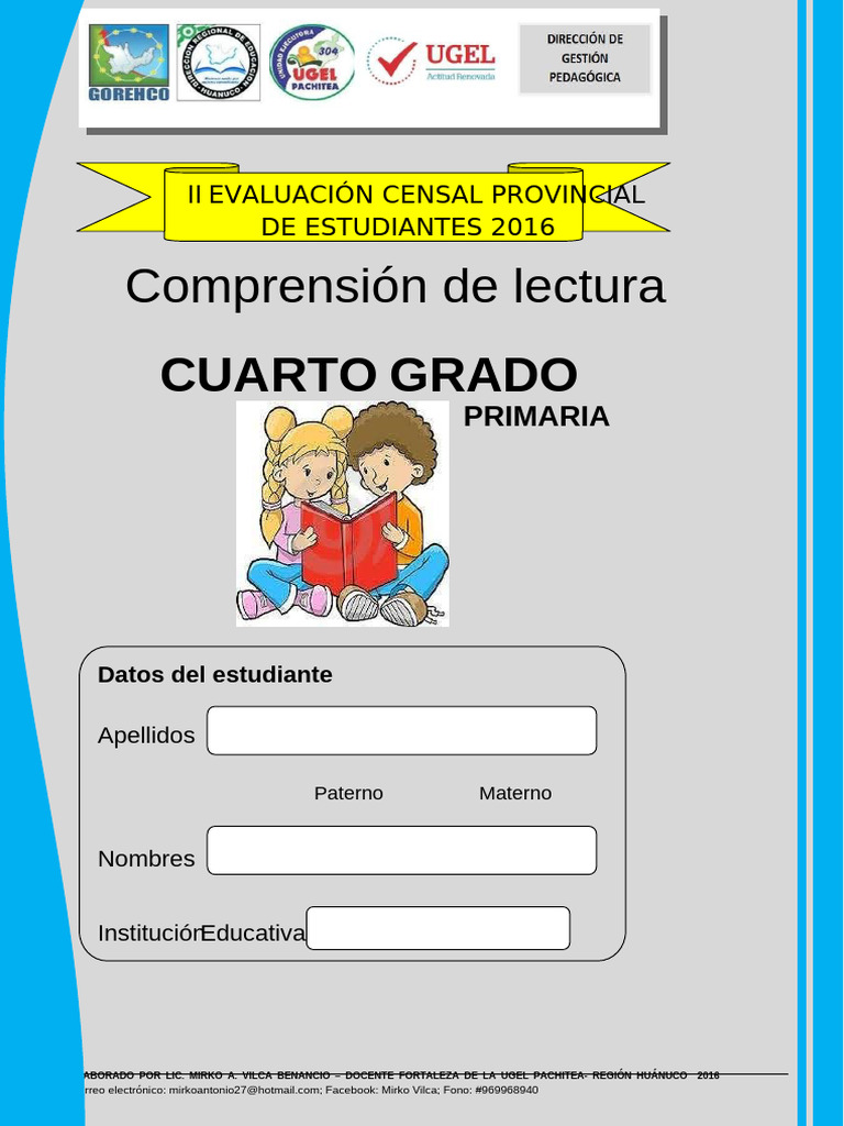 4to Lectura Modelo Ece | PDF