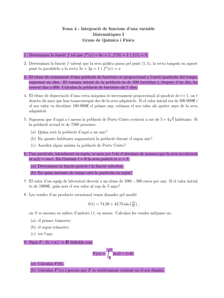 Problemes Tema4 | PDF