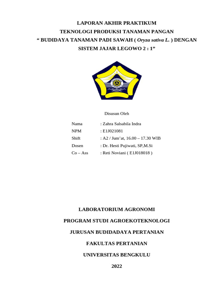 Laporan Akhir Praktikum TPTP | PDF