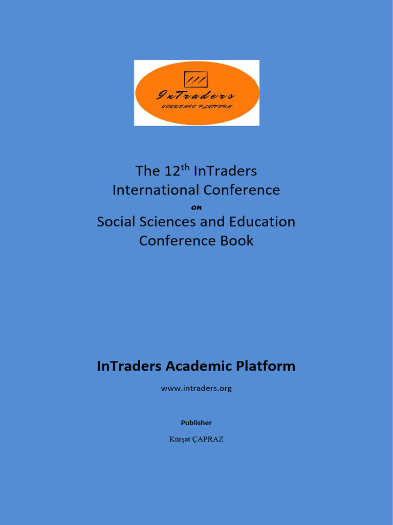 The 12th InTraders International Conference On Social Sciences and ...